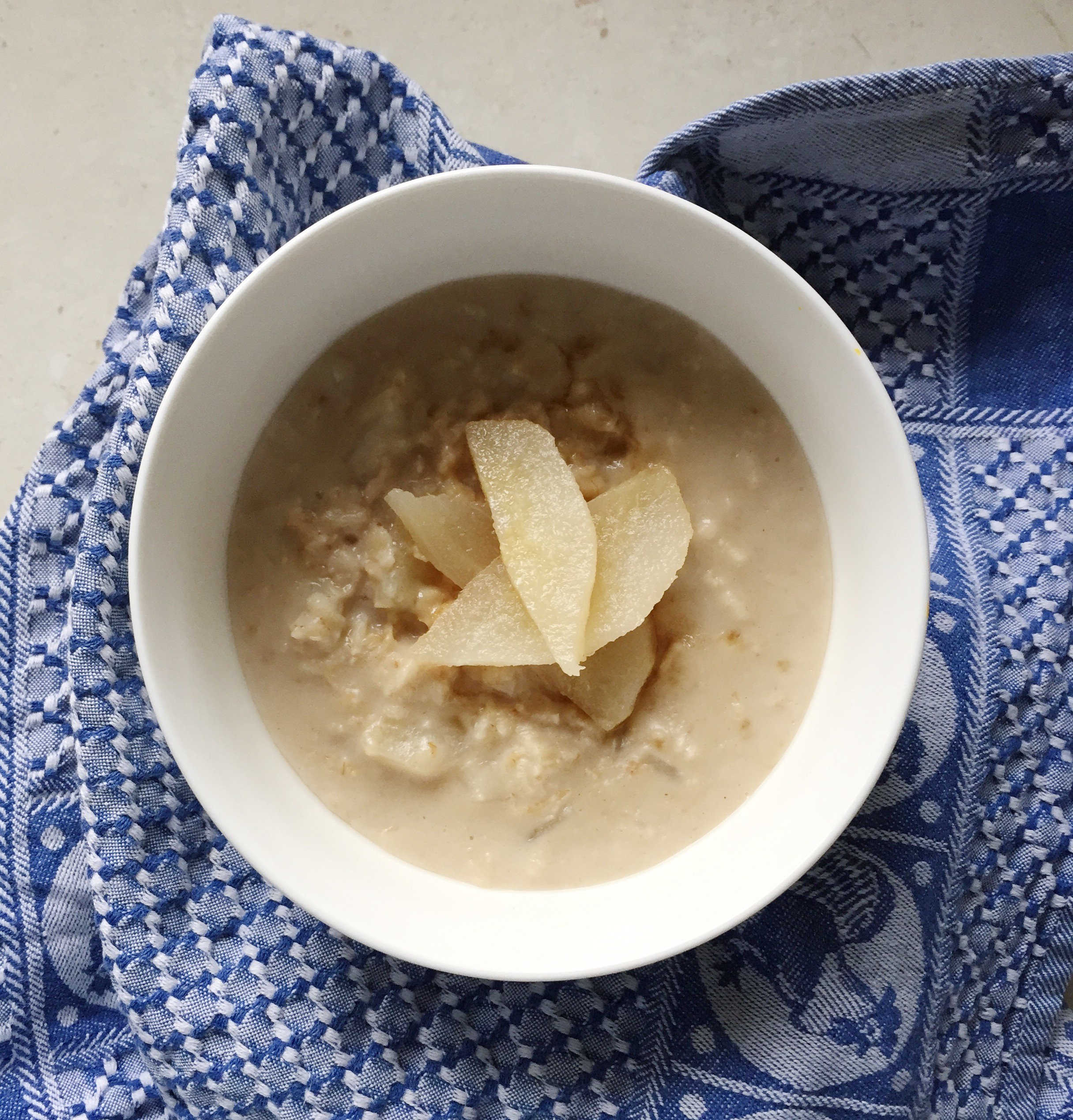 Porridge en pointe. – Broccoli & blueberries